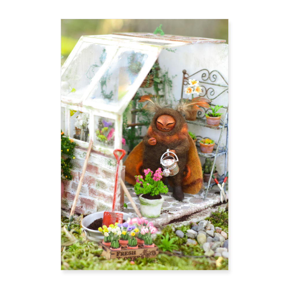 Watering Flowers Print – Treehouse Creatures