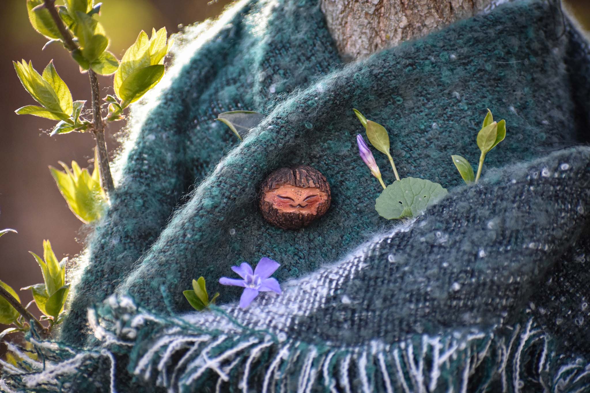 Walnut Pin – Treehouse Creatures