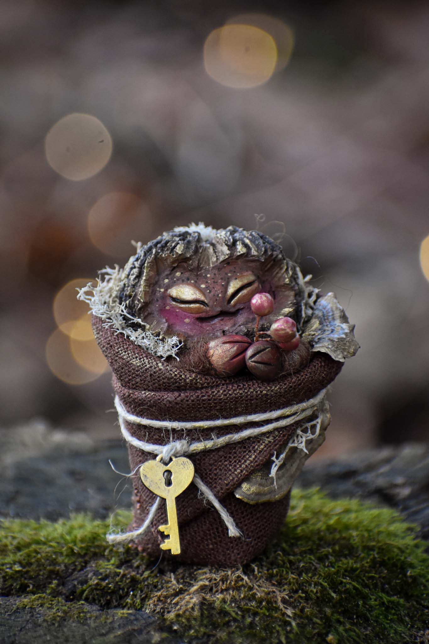 Truffle- Baby Walnut Sprite – Treehouse Creatures